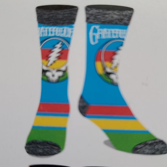 Bioworld | Underwear & Socks | Grateful Dead Socks 6 Pack Of Deadhead ...